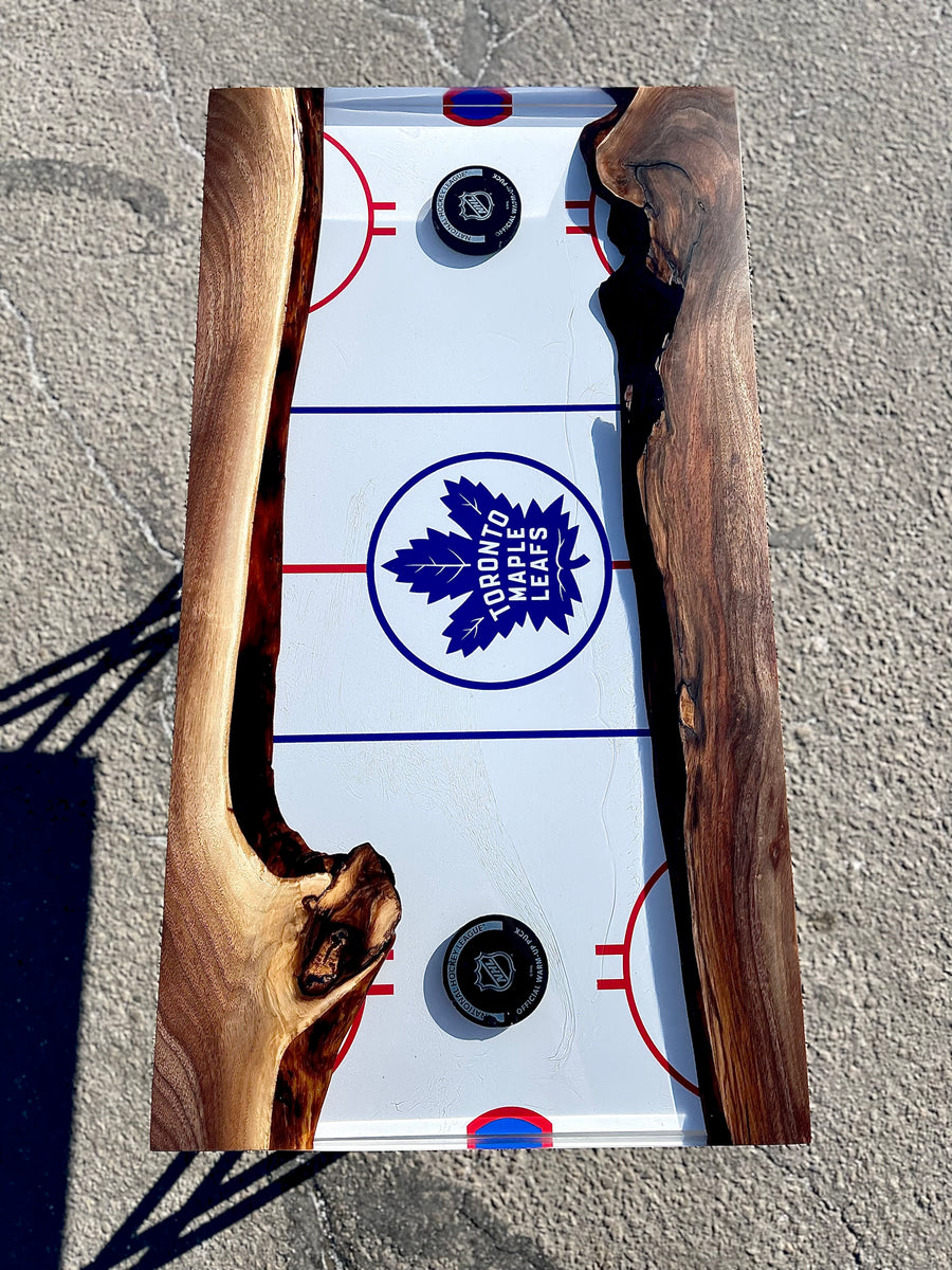 NHL Coffee Tables – Weezel's Wood Working